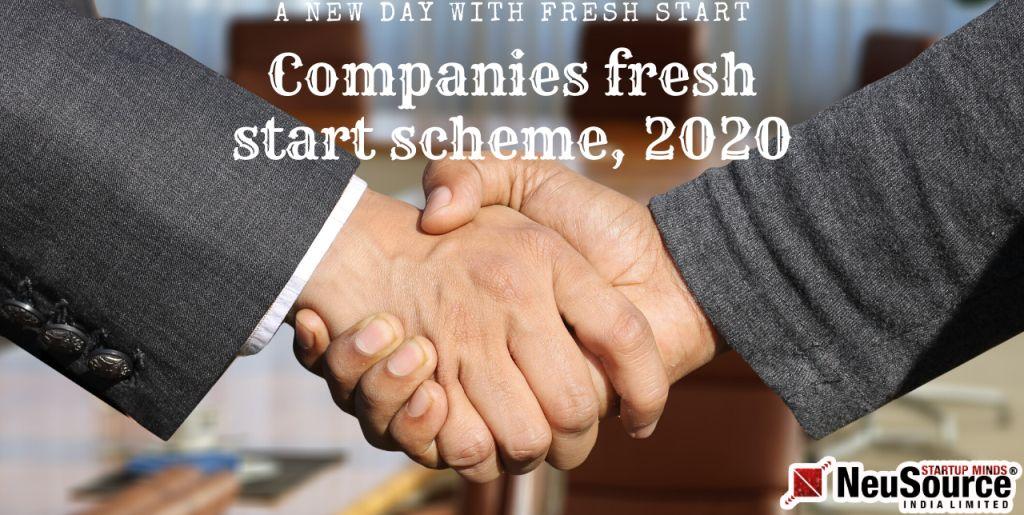 All about Ministry of Corporate Affairs Company fresh start scheme 2020