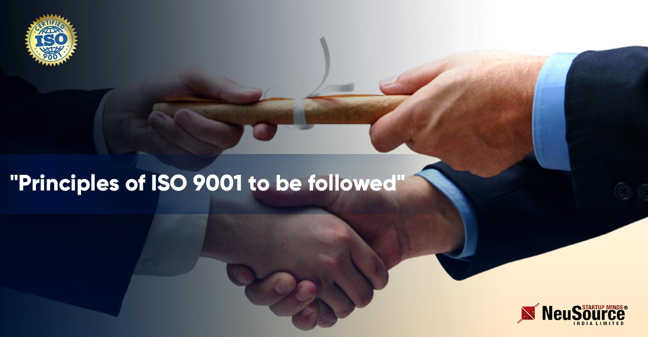 Principal are basic aspect for ISO collection of quality standards ...