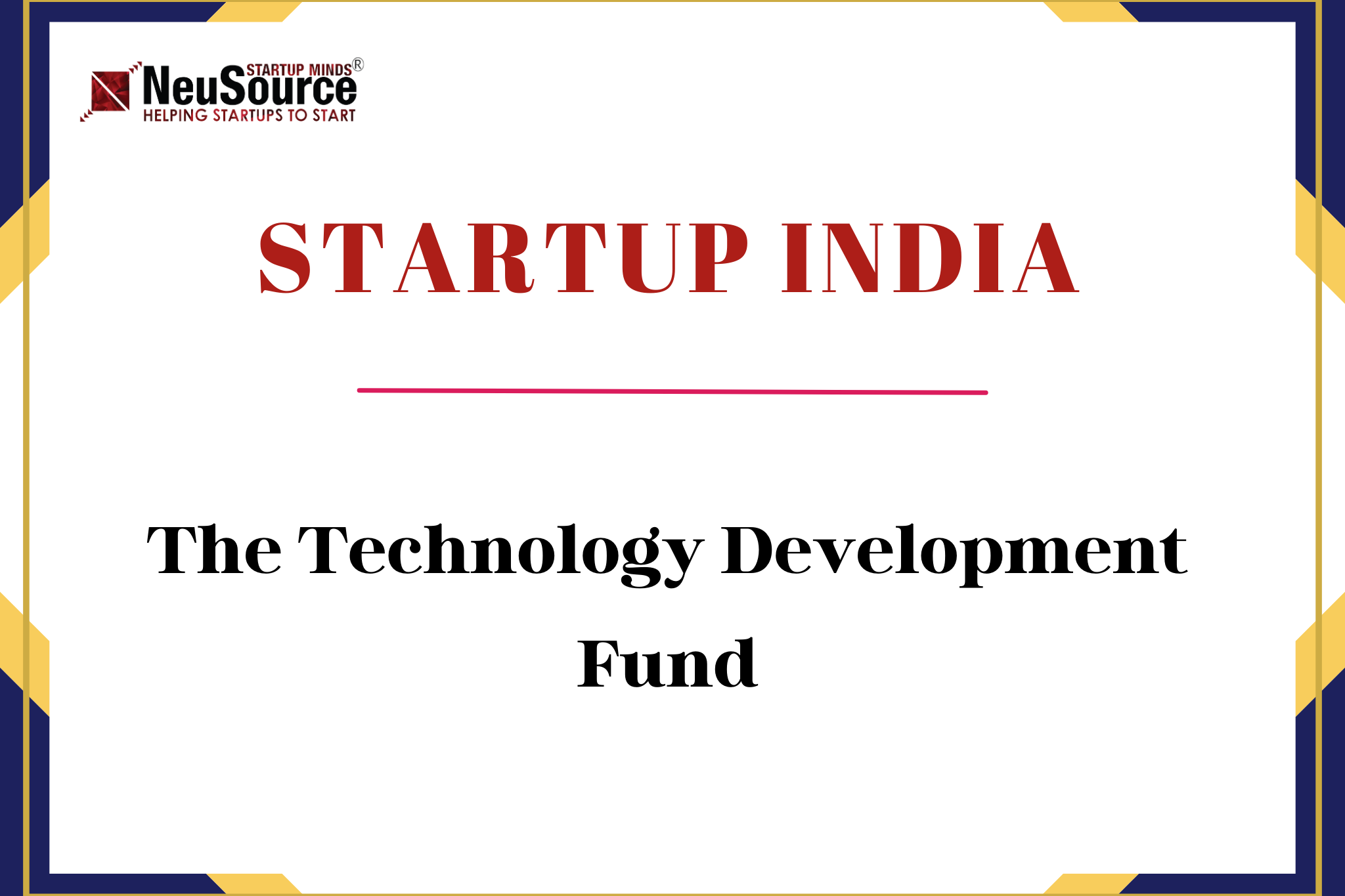 The Technology Development Fund