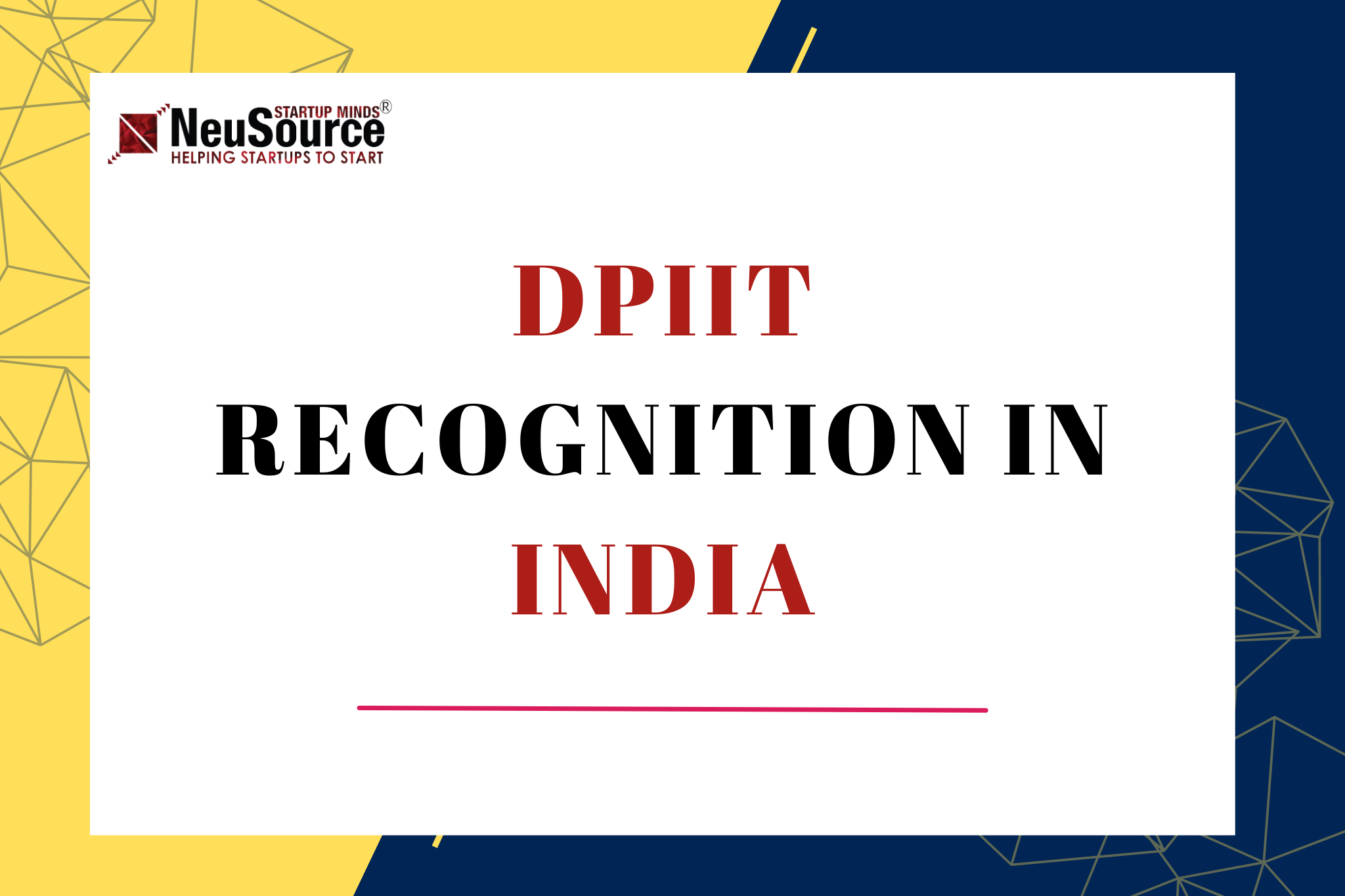 DPIIT Recognition in India DPIIT Recognition in India