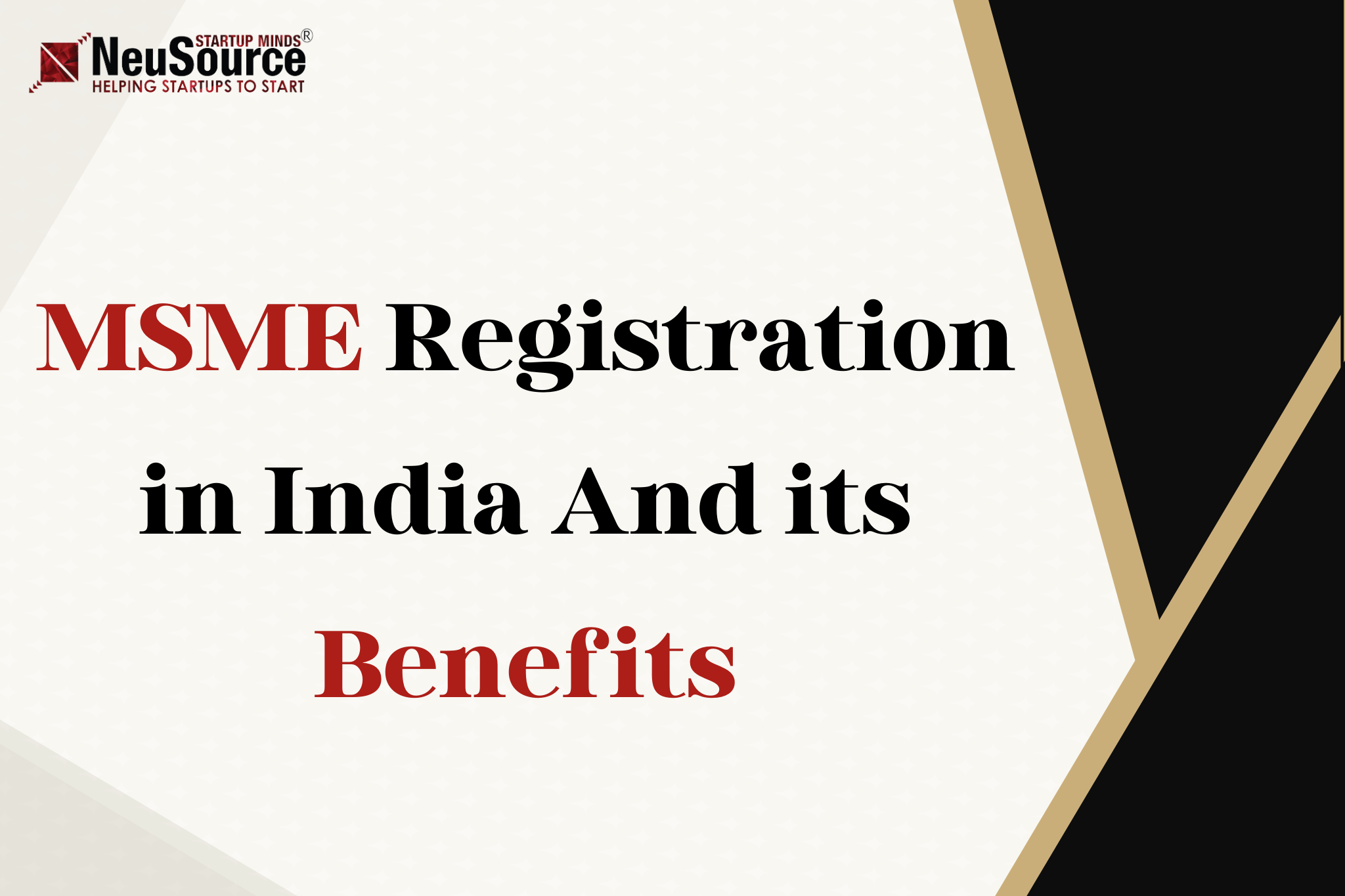 MSME Registration in India & its Benefits